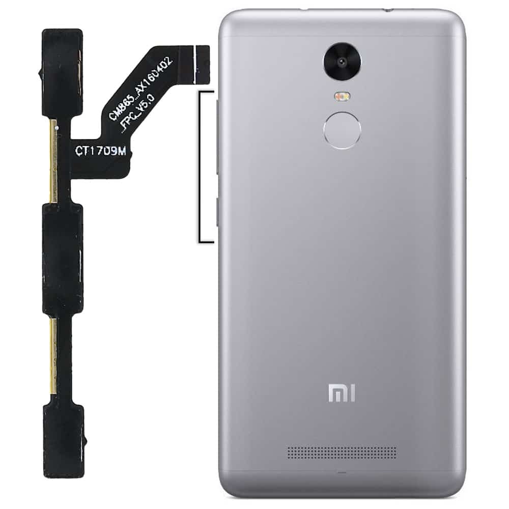 فلت پاور و ولوم گوشی شیائومی Redmi Note 3